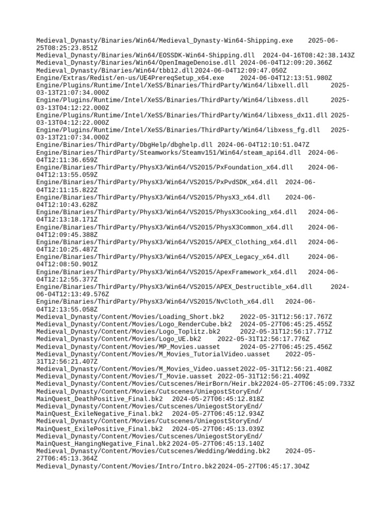 Manifest NonUFSFiles Win64 | PDF