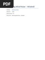 School Windmill Project Guide | PDF | Wind Power | Wind Turbine