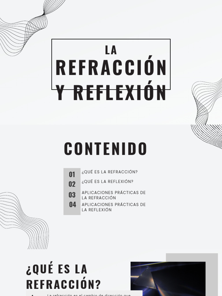 ¿Qué Es La Refracción | PDF