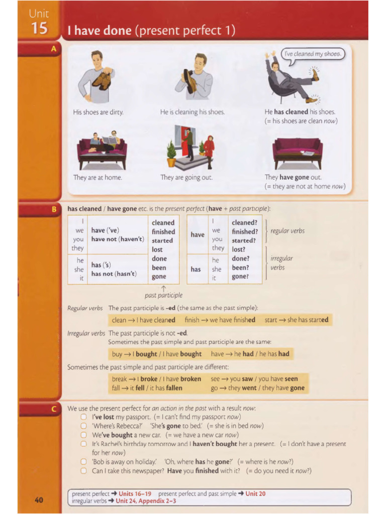 Present Perfect Tense Explained | PDF | Perfect (Grammar) | Linguistics