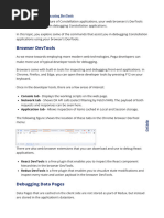 1 Pega Tools For Debugging Constellation Applications | PDF | Debugging | Software Development