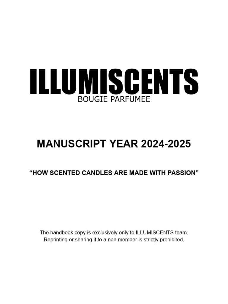 Scented Candle Production Process Guide | PDF