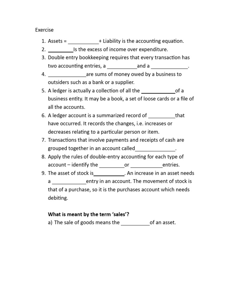 Theory Exercise | PDF
