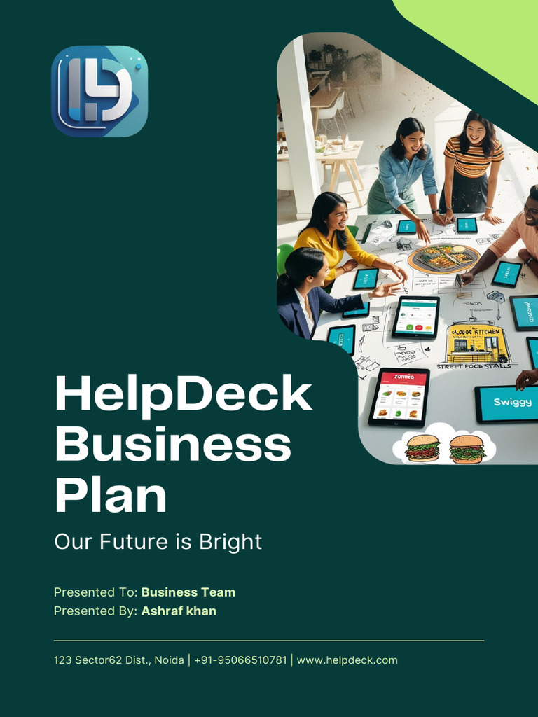 HelpDeck E Business Plan | PDF | Marketing | Brand