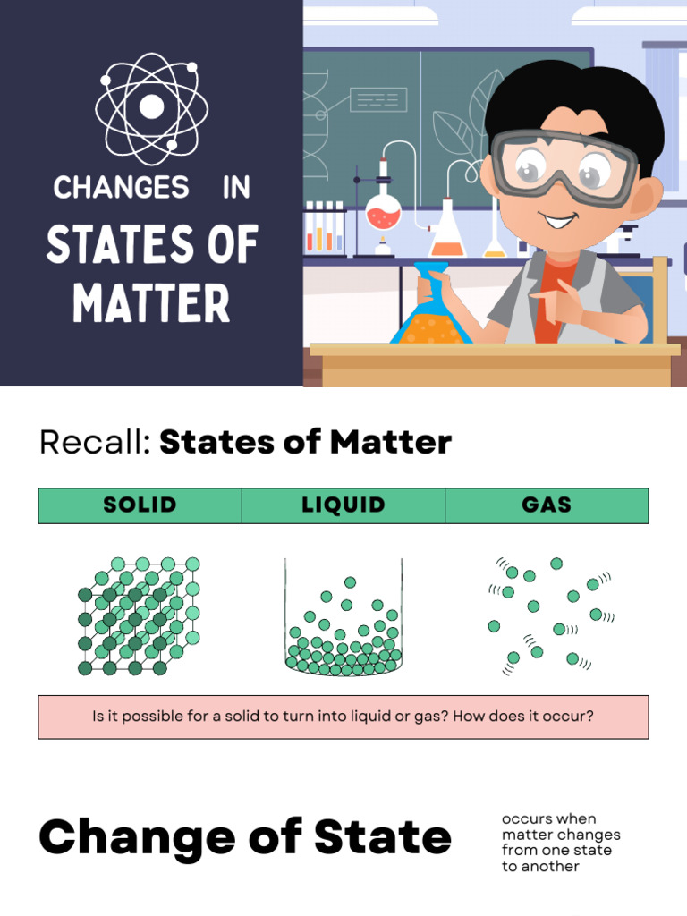 States of Matter and Phase Changes | PDF