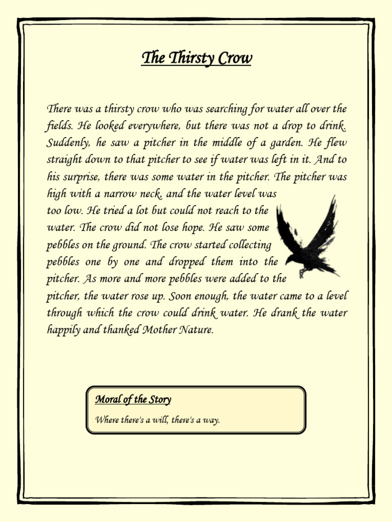 The Thirsty Crow | PDF