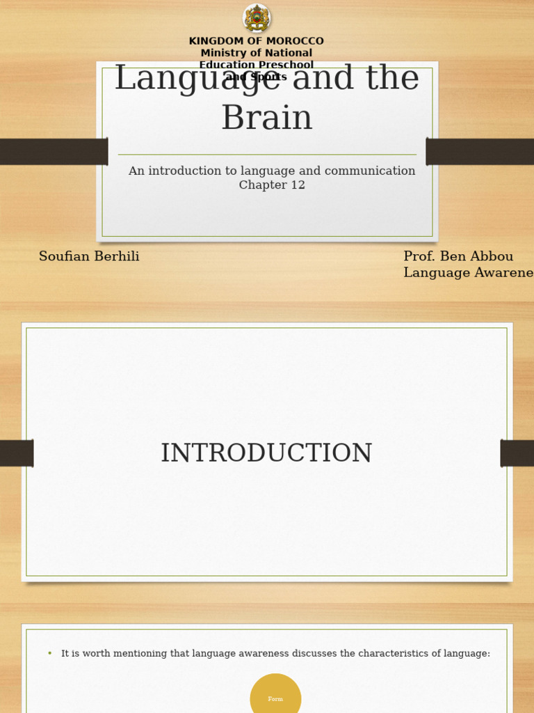 Language Localization in the Brain | PDF | Aphasia | Lateralization Of ...