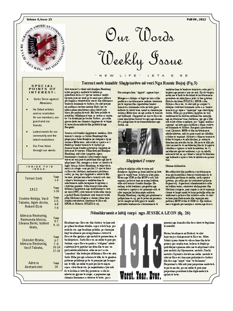 Newsletter Volume 4 Issue 15 | PDF