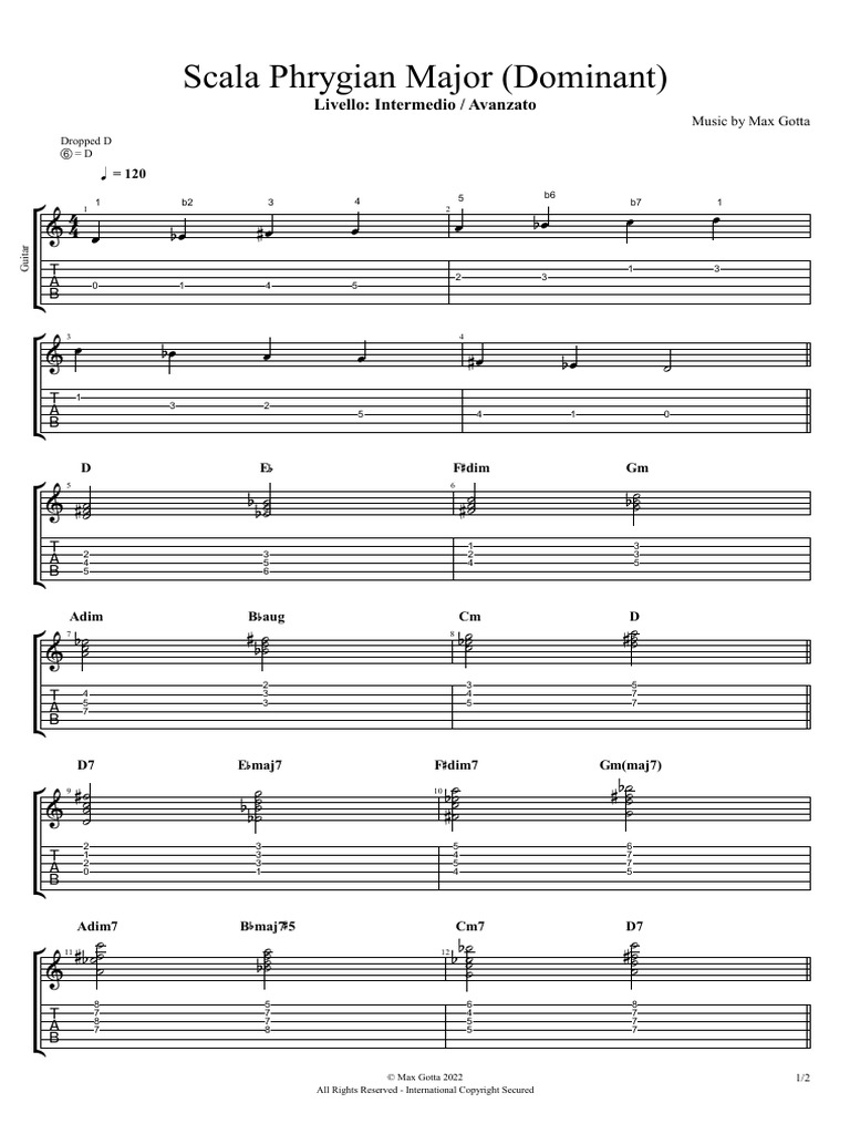 YouTube 10.scala Phrygian Dominant | PDF