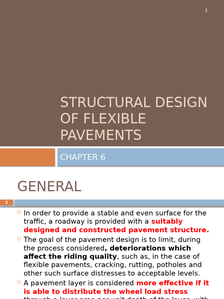 Flexible Pavement Structural Design Guide | PDF | Road Surface | Road