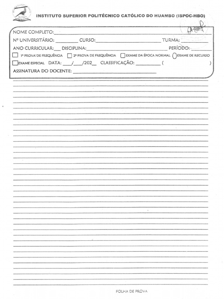 Caderno de Prova Do Ispoc | PDF