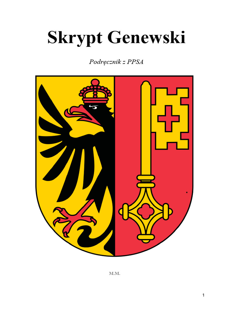 Skrypt Genewski PSA | PDF