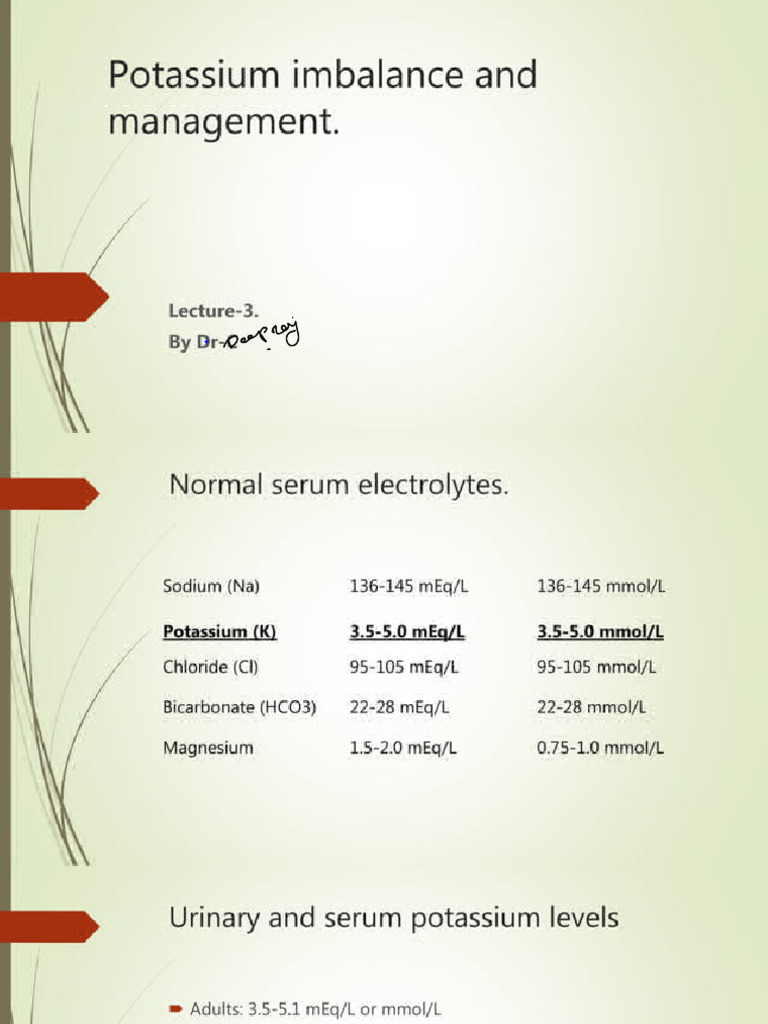 Potassium Sparing Rasins | PDF