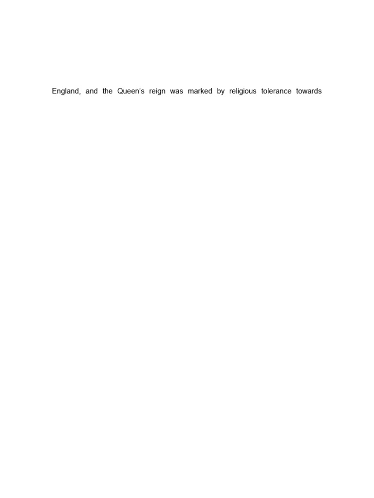 The Elizabethan Age | PDF