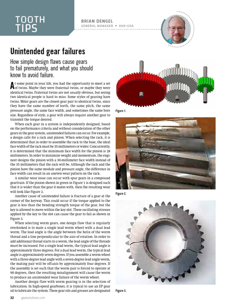 Preventing Unintended Gear Failures | PDF | Gear | Mechanical Engineering