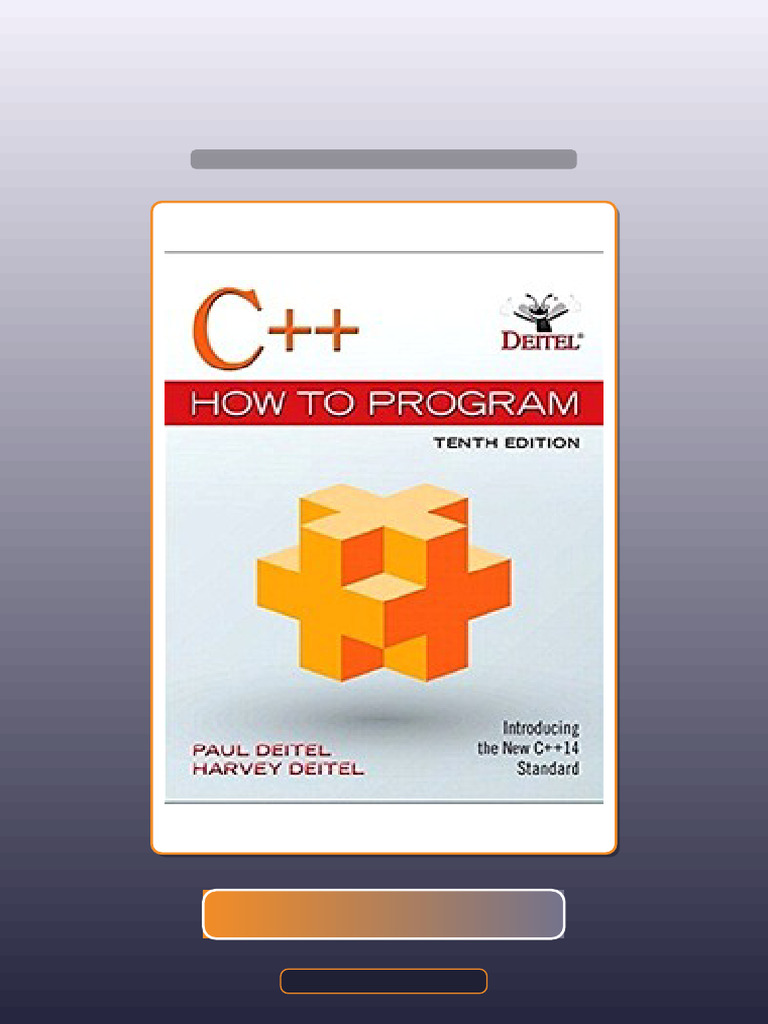 C How To Program 10th Edition Unlocked Test Bank | PDF | C++
