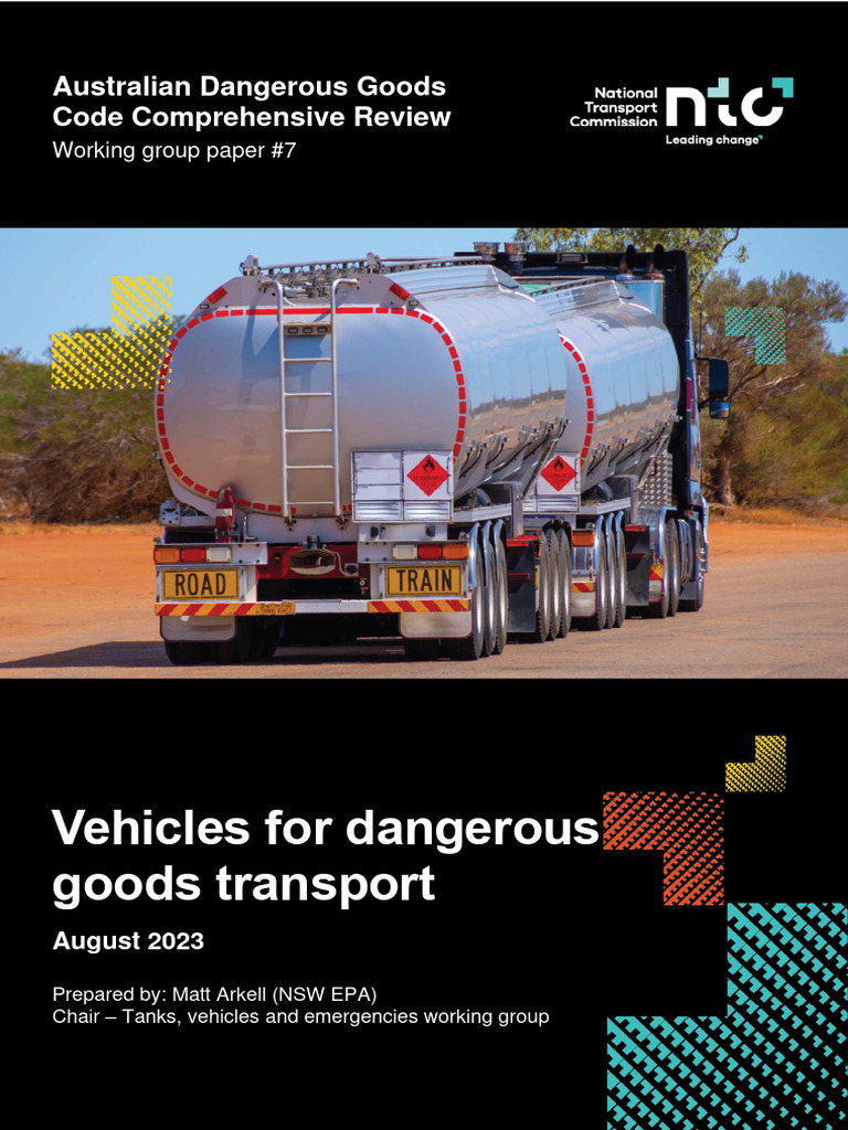 ADG Code Review - Working Group Discussion Paper #7 - Vehicles For ...