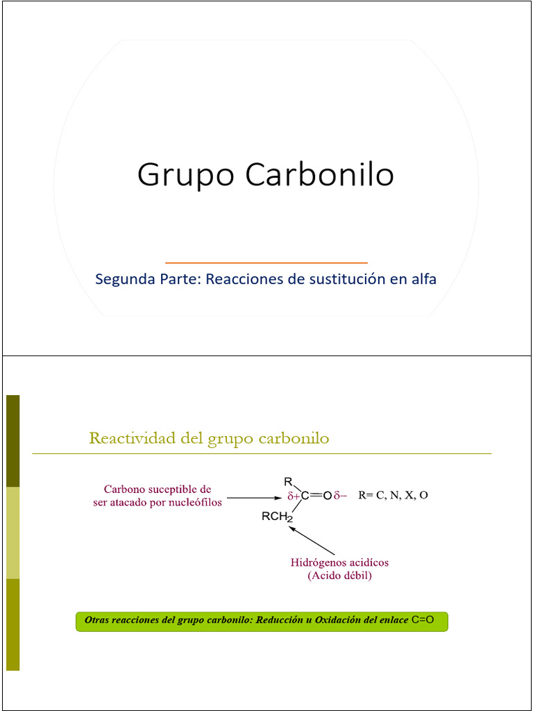 14-Grupo Carbonilo Segunda Parte | PDF | Cetona | Ácido