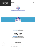 RBQ-3: Repetitive Behaviours Assessment | PDF | Autism | Spectrum Disorder