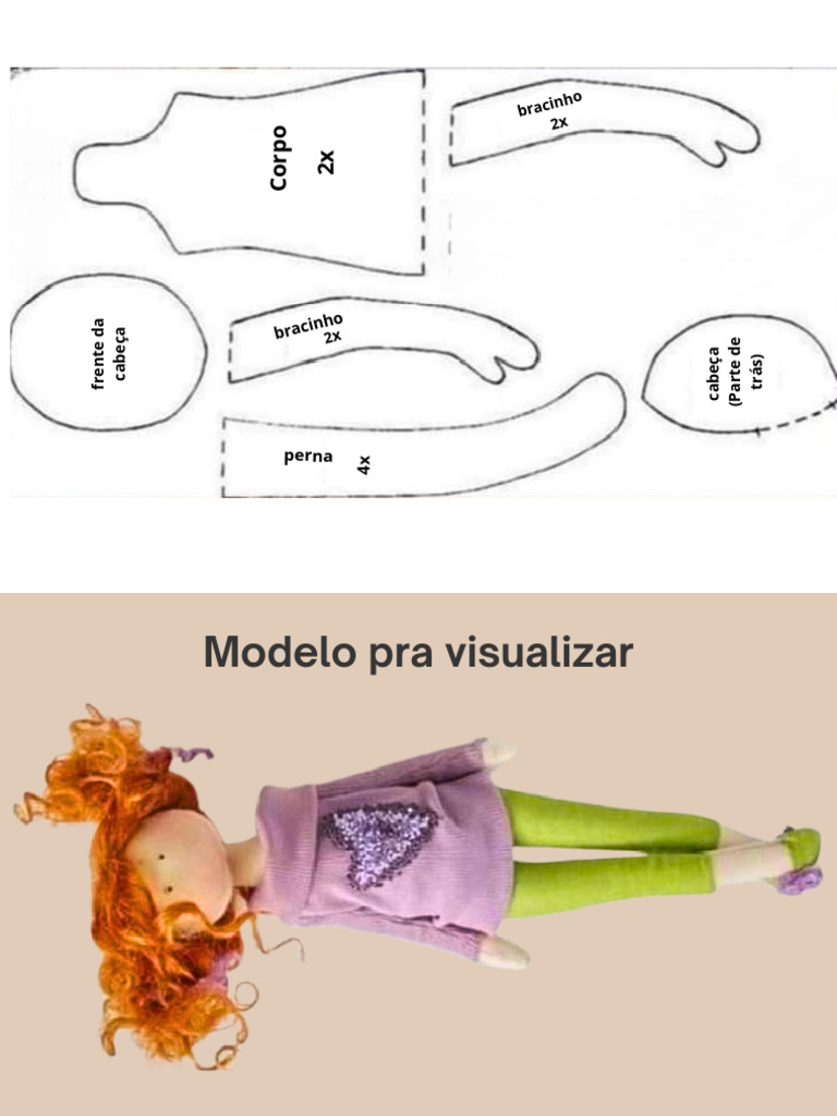 Molde Boneca | PDF
