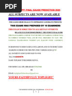 Desktop Publishing 2009-2021 Kcse Computer Studies Practical | PDF ...