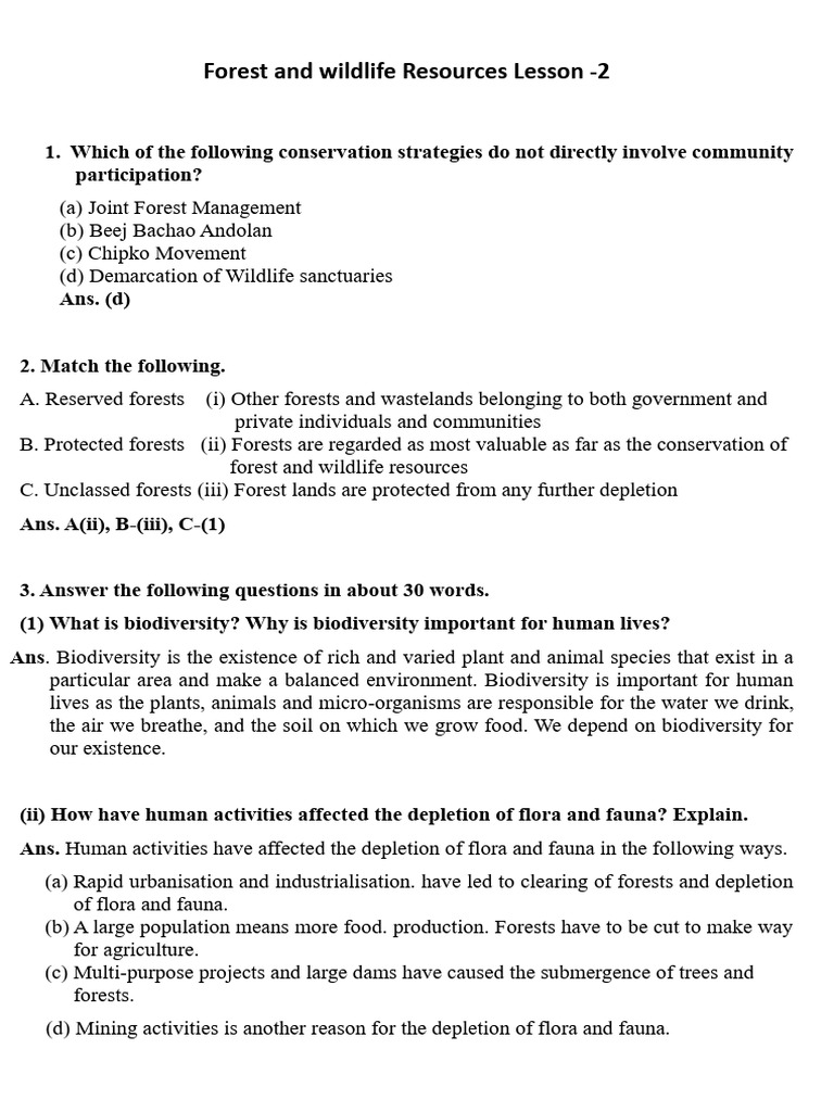 Community Involvement in Conservation Strategies | PDF | Biodiversity ...