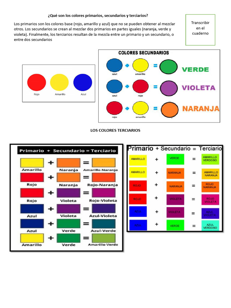 Actividad de Color... | PDF