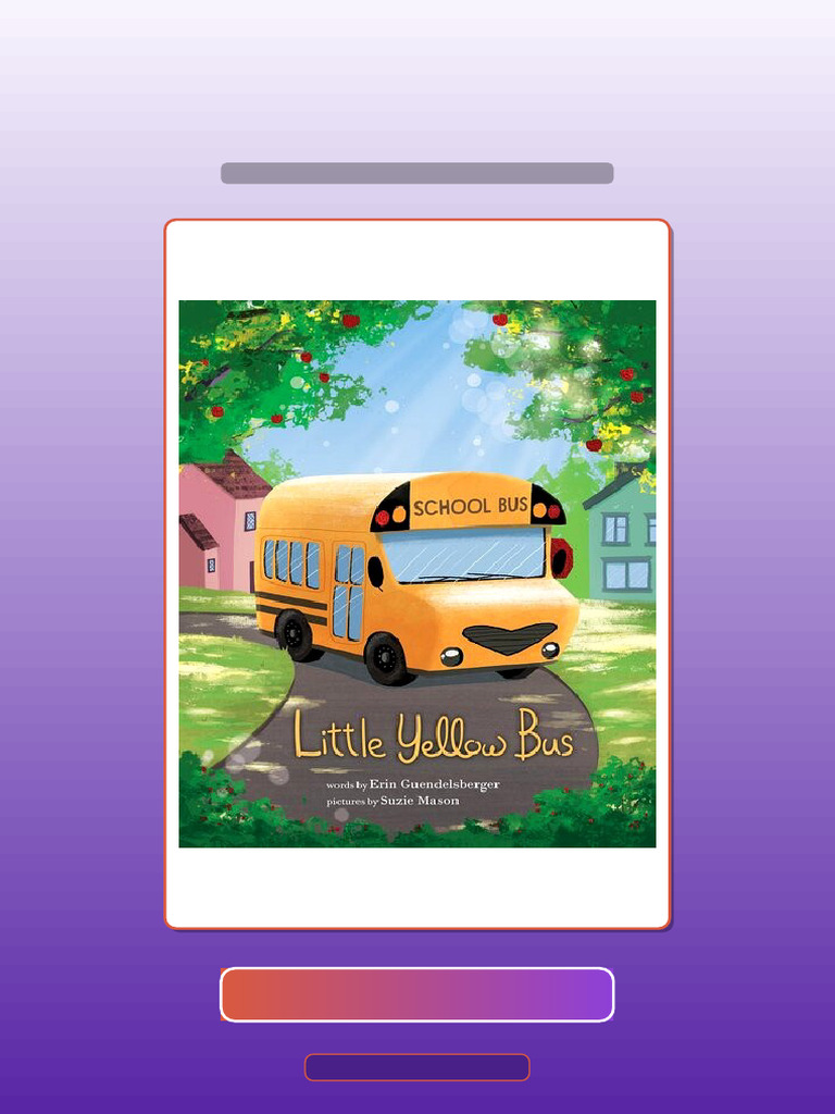 Little Yellow Bus Erin Guendelsberger Instructor Test Bank | PDF ...