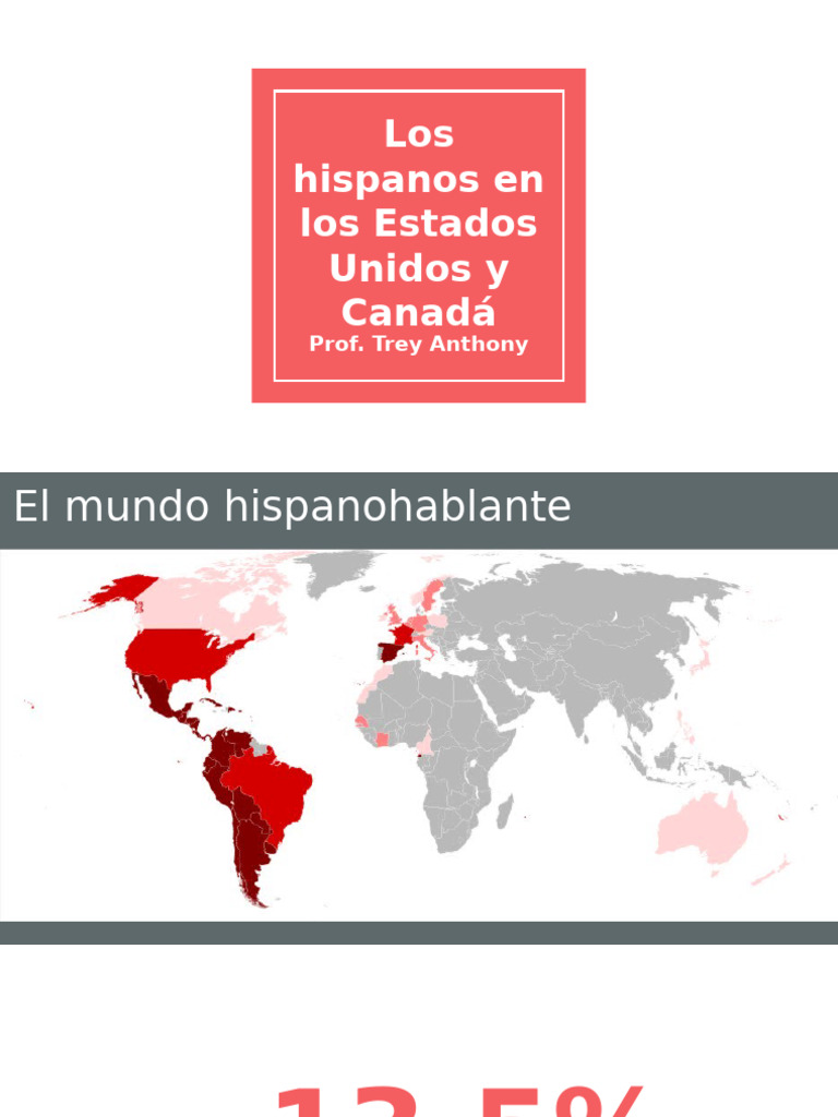 Hispanos en Canadá y EE. UU. | PDF