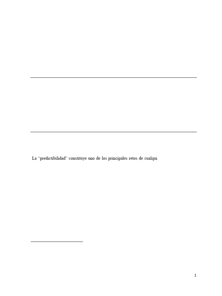 Predictibilidad en Resoluciones Judiciales | PDF | Caso de ley ...