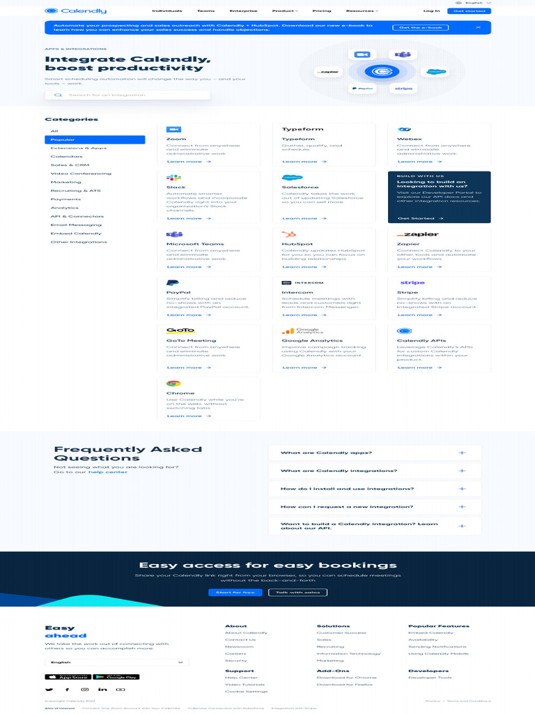 Calendly - Integrations | PDF