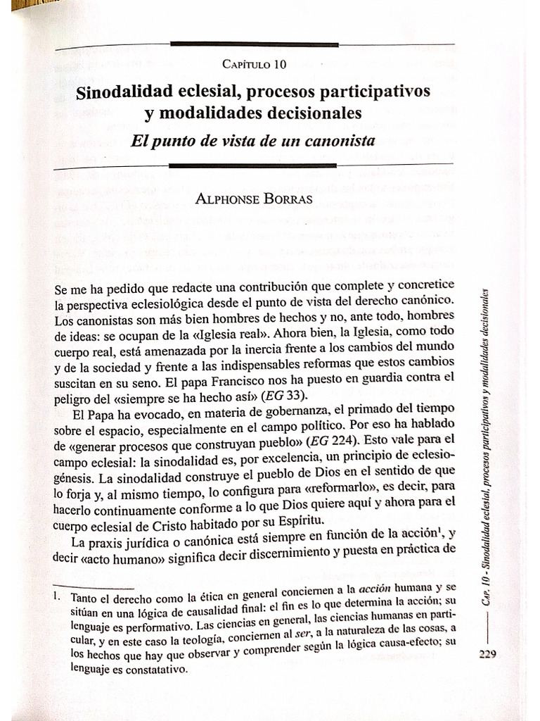 A.borras (Sinodalidad Eclesial) | PDF