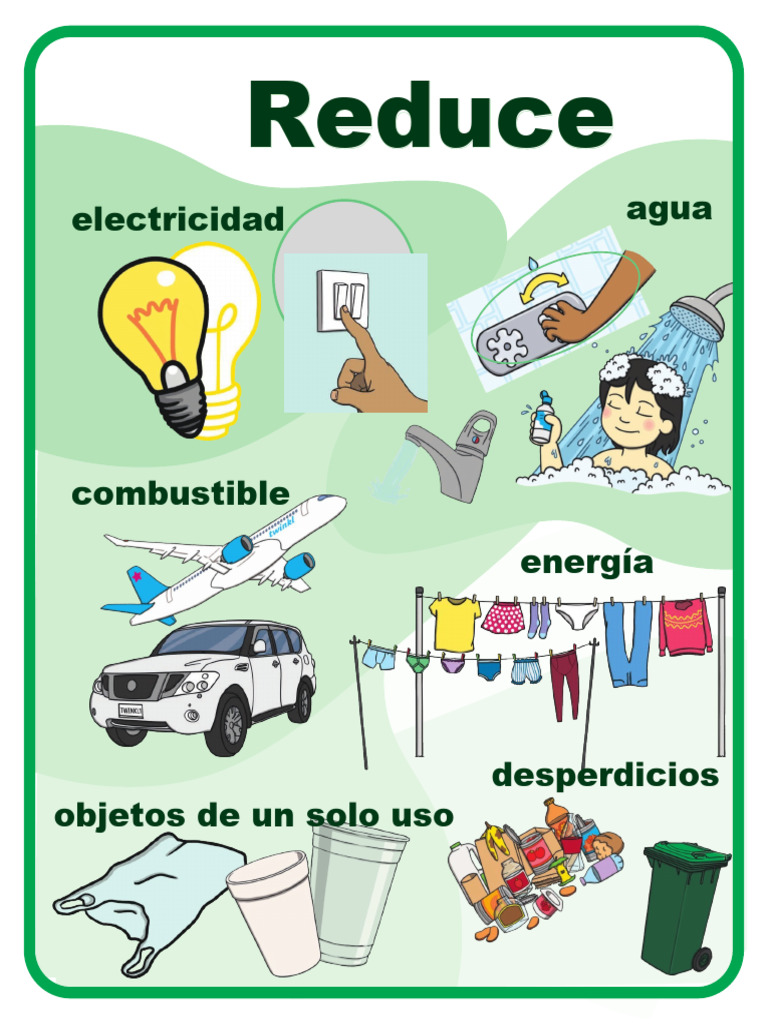 CARTELES Reduce Reutiliza Recicla | PDF