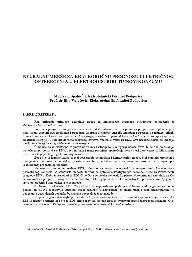 Referat 104 Sadrzaj | PDF