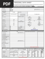 Blank Form - Pds 2023 | PDF
