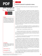 Protocol To Be Registered With PROSPERO | PDF