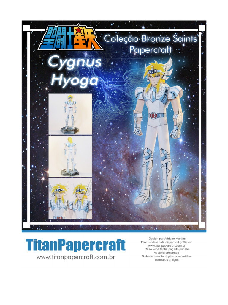 Cygnus Hyoga Papercraft - TitanPapercraft | PDF