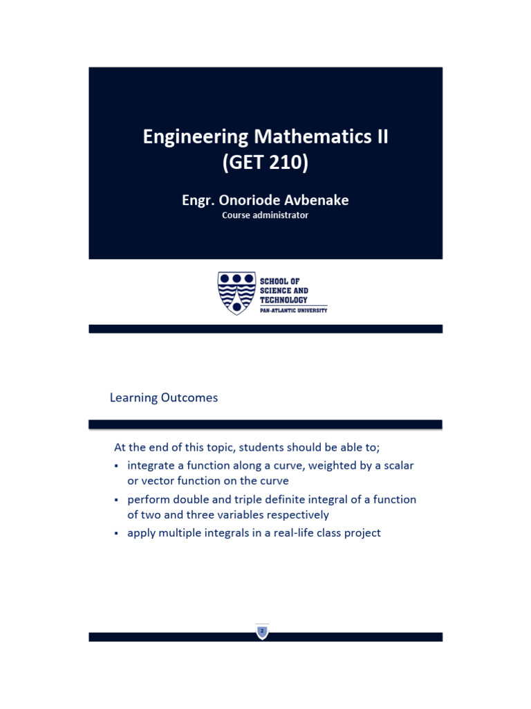 Line and Multiple Integrals | PDF | Integral | Area