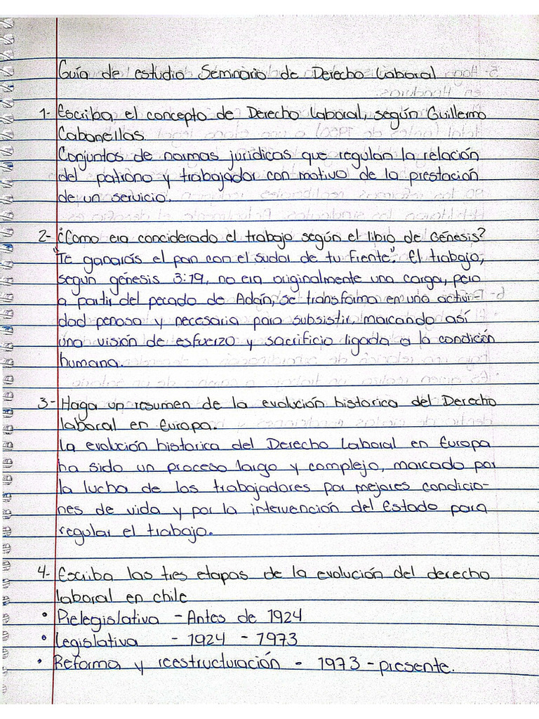 1A Derecho Laboral | PDF