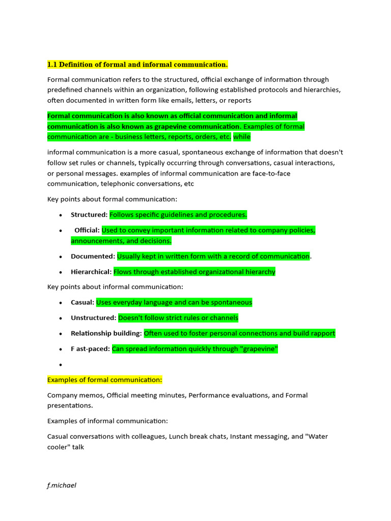 Business Communication Skills Notes | PDF | Communication | Nonverbal ...
