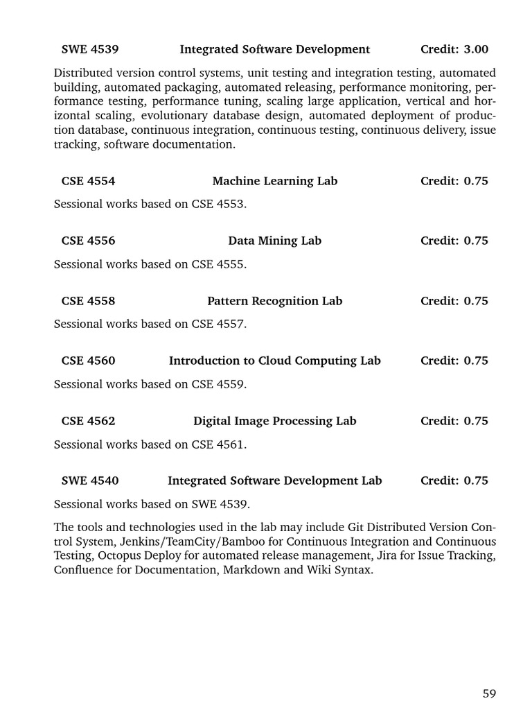 SWE 4539 Course Overview and Lab Details | PDF