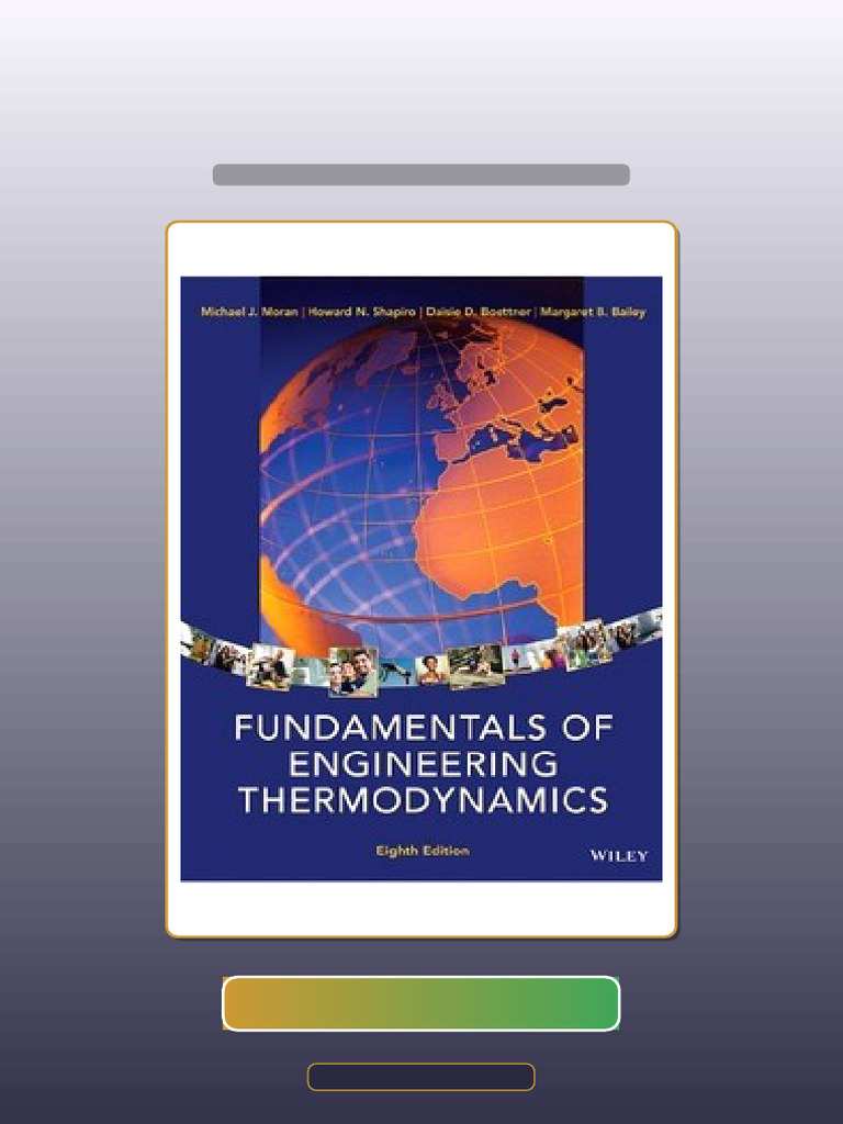 Fundamentals of Engineering Thermodynamics 8th Edition Unlocked Test ...