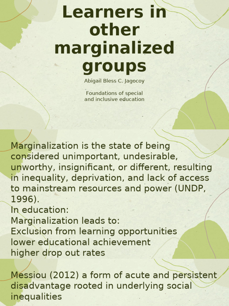 Greenery Palette Pitch Deck | PDF | Social Exclusion | Poverty