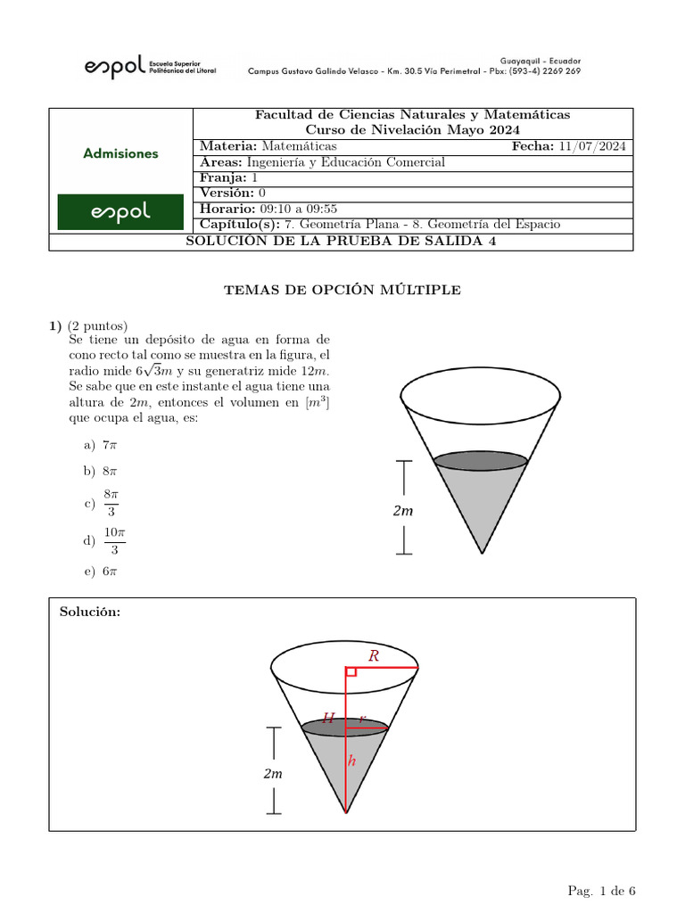 PS4F1V0 2024-S2 (Sol) | PDF | Triángulo | Geometría euclidiana