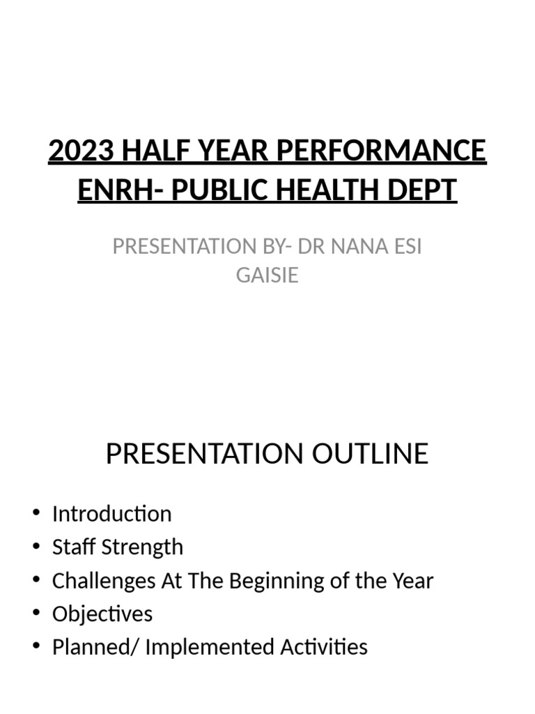 2023 Half Year Performance | PDF
