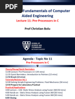 GET 212- Fundamentals of Computer Aided Engineering - Lecture 13 ...