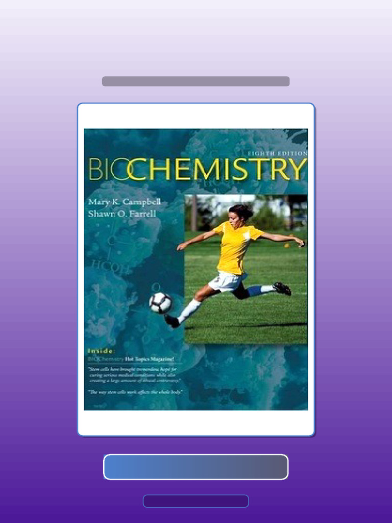 Biochemistry 8th Edition Unlocked Test Bank | PDF | Metabolism | Proteins