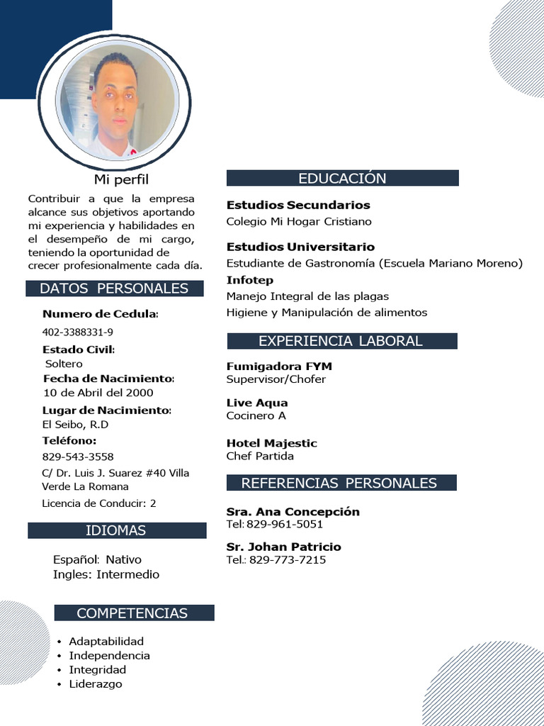 Eddy Ramirez Mercedes | PDF