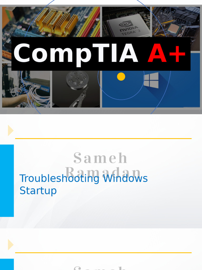 Troubleshooting Windows Startup | PDF | Booting | Windows Registry