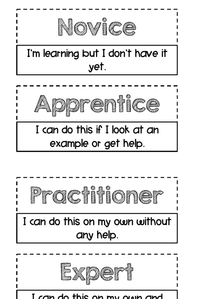 Levels of Understanding Labels | PDF